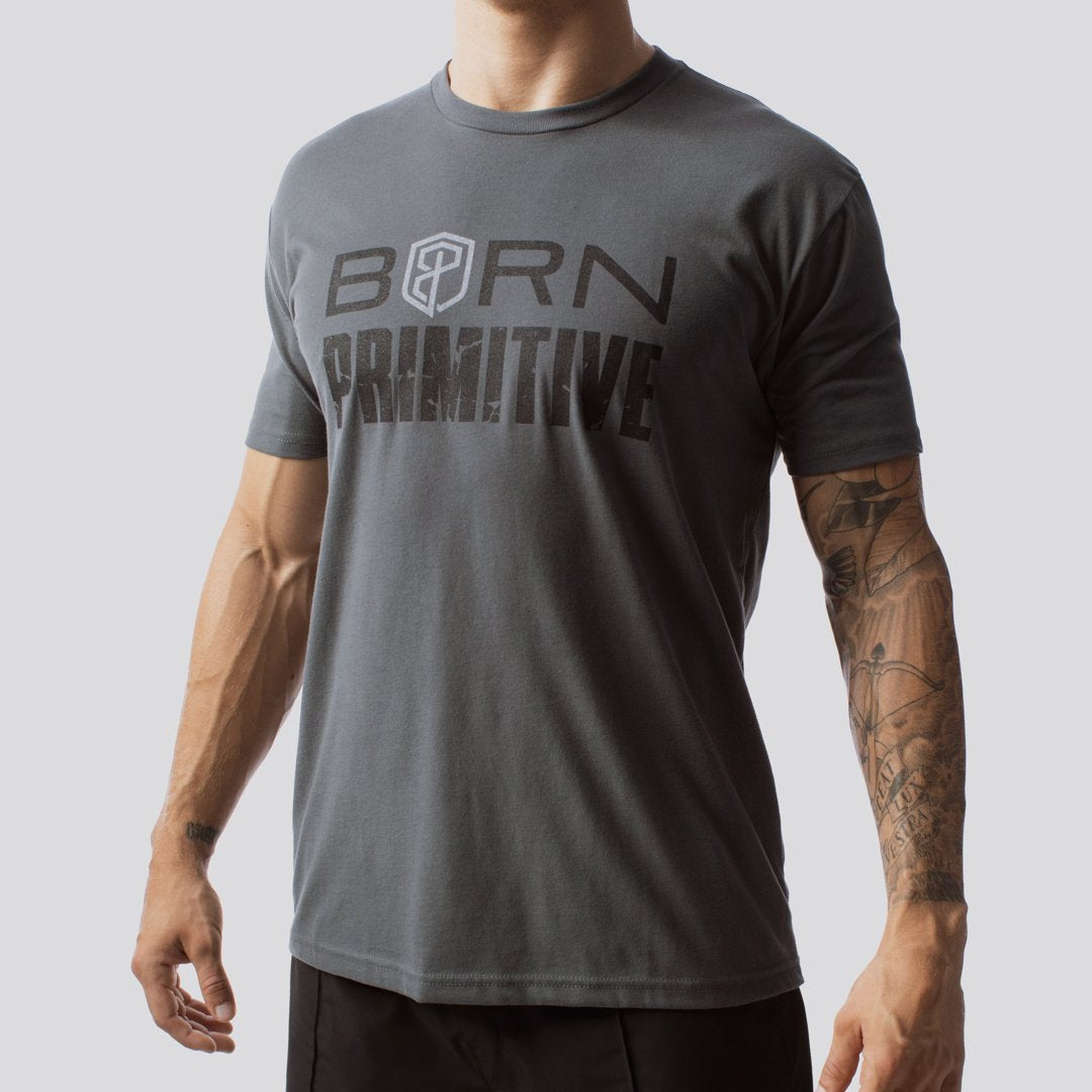 Brand Tee (Heavy Metal) – Born Primitive Australia