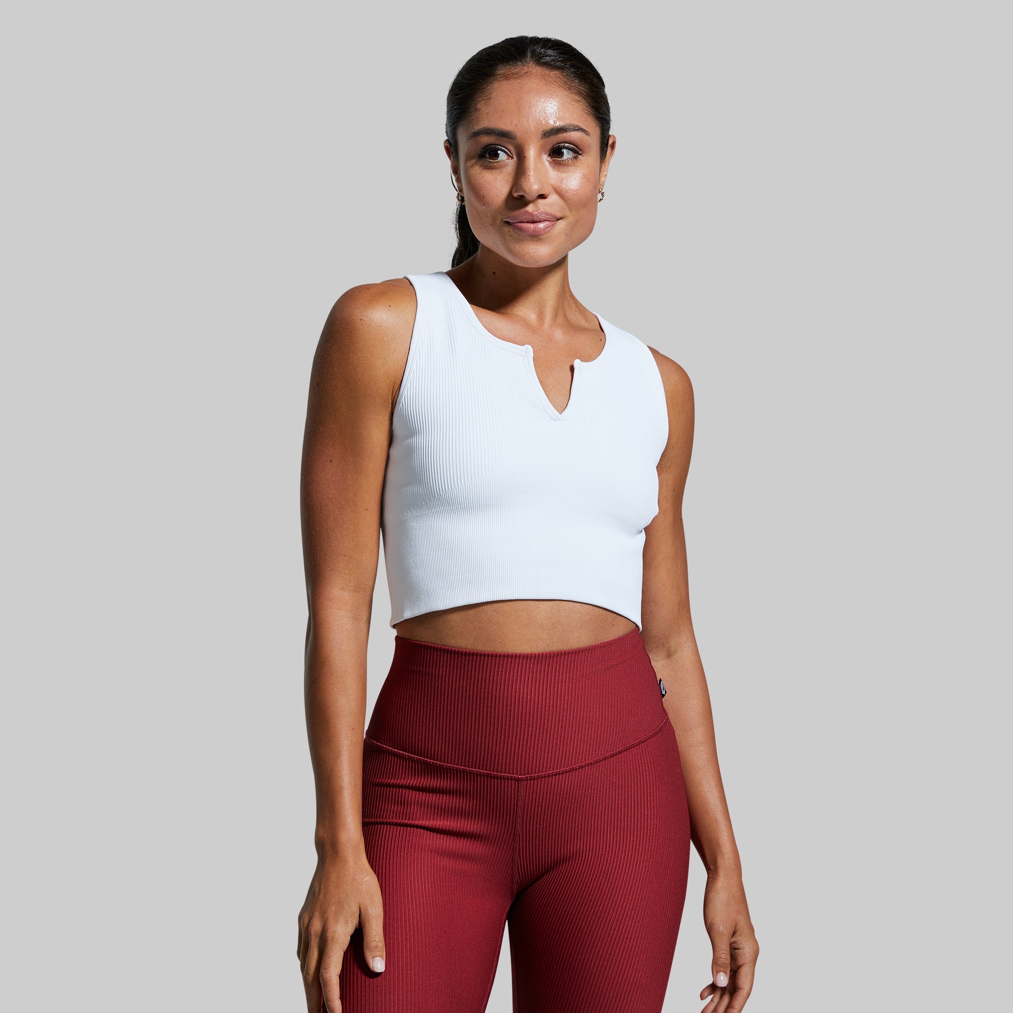 Seamless Cropped Tank | Fitted Tank | Layering Tank – Born Primitive ...